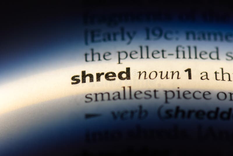 Shred stock photo. Image of word, idea, macro, writing - 126619052