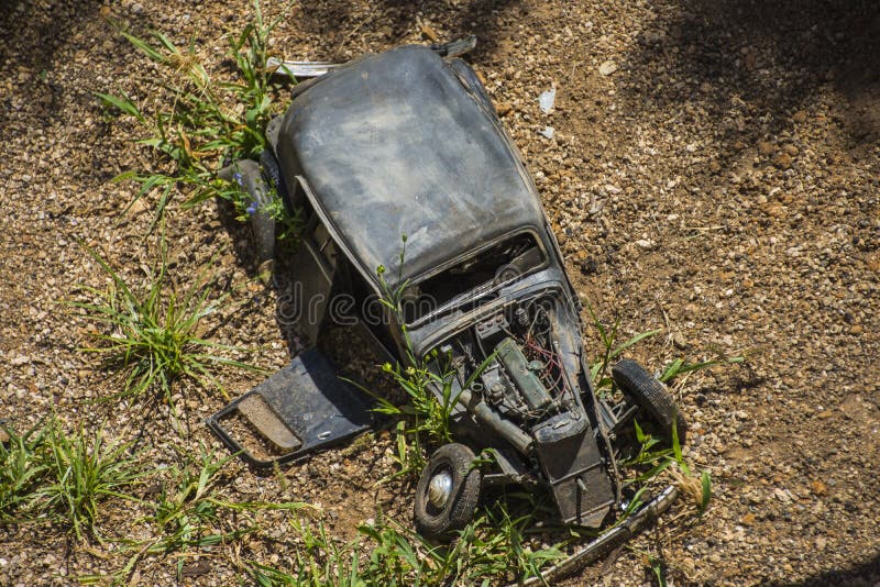 Shredded car stock image. Image of destroyed, recreation - 96291843