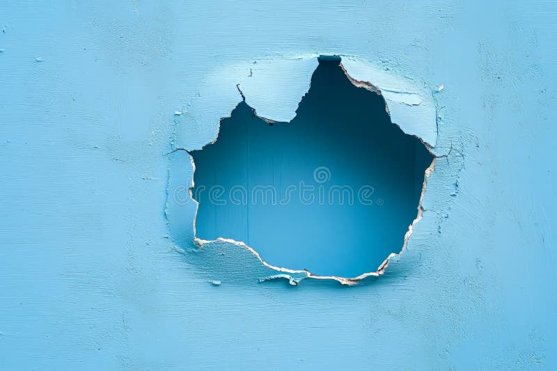 Shredded Cardboard with Ragged Edges Arranged in a Rough Circle. Stock ...