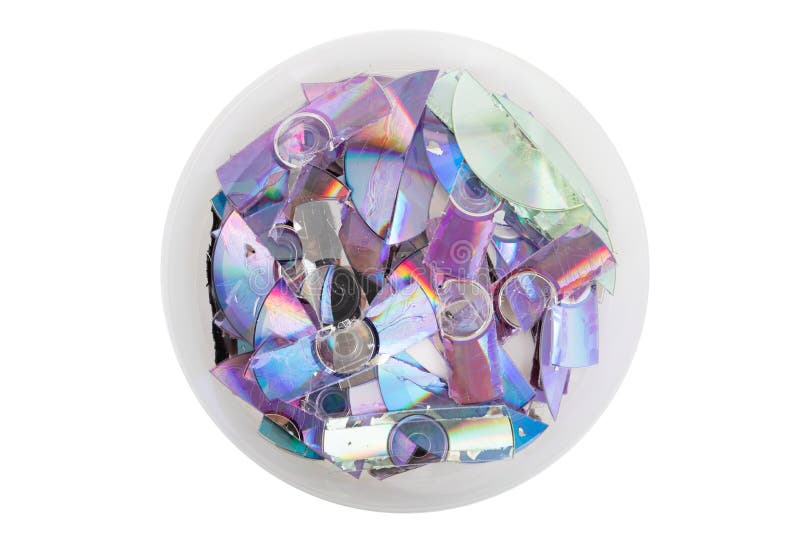 Shredded CD and DVD Data Disc Stock Photo - Image of backup, destroy ...