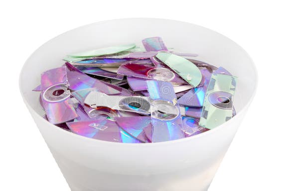 Shredded CD and DVD Data Disc Stock Image - Image of broken, digital ...