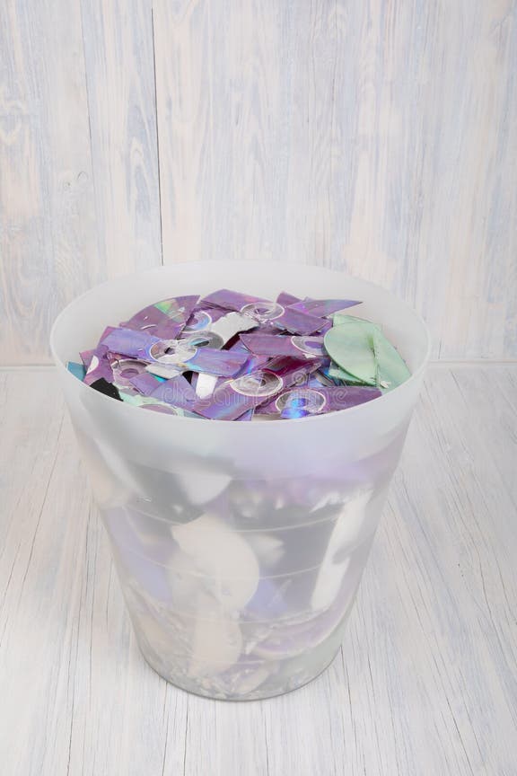 Shredded CD and DVD Data Disc Stock Photo - Image of destroyed, media ...
