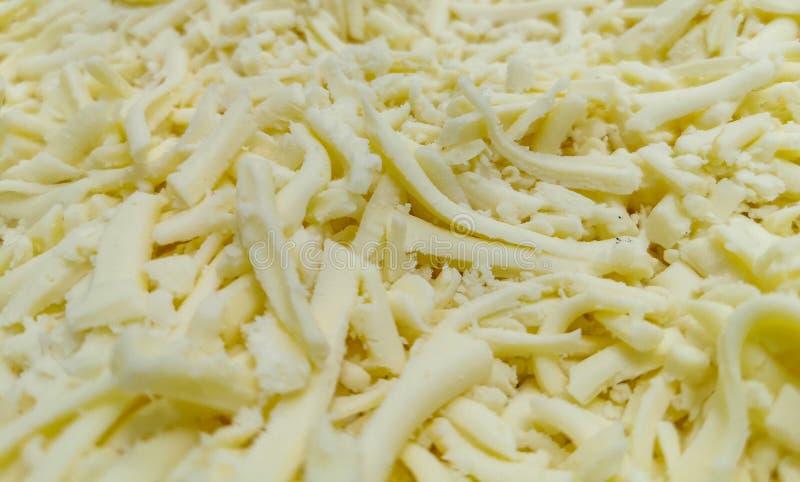 Shredded Cheese Background.Heap of Grated Pizza Cheese Close Up Texture ...