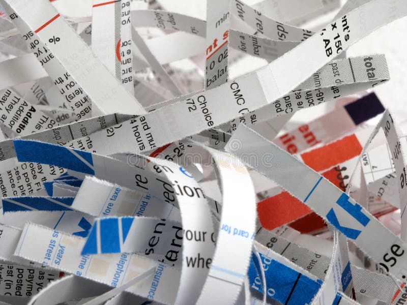 Shredded Documents 2 stock image. Image of wallpaper, paper - 442531