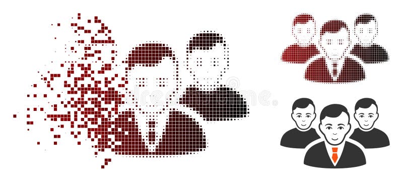 Shredded Dotted Halftone Men Icon Stock Vector - Illustration of forum ...