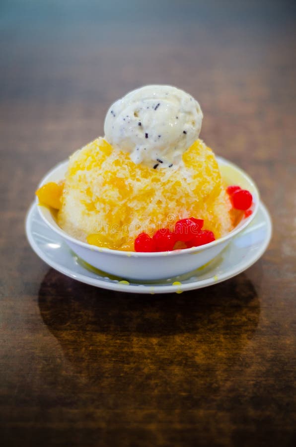 Shredded Ice Cream stock image. Image of creams, chocolate - 96315327