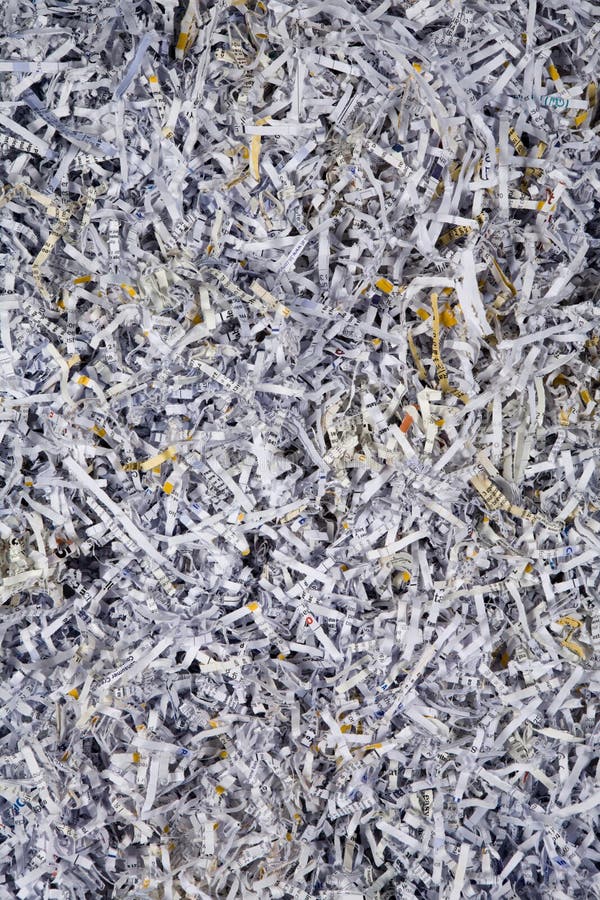 Shredded paper stock photo. Image of recycle, business - 14295192