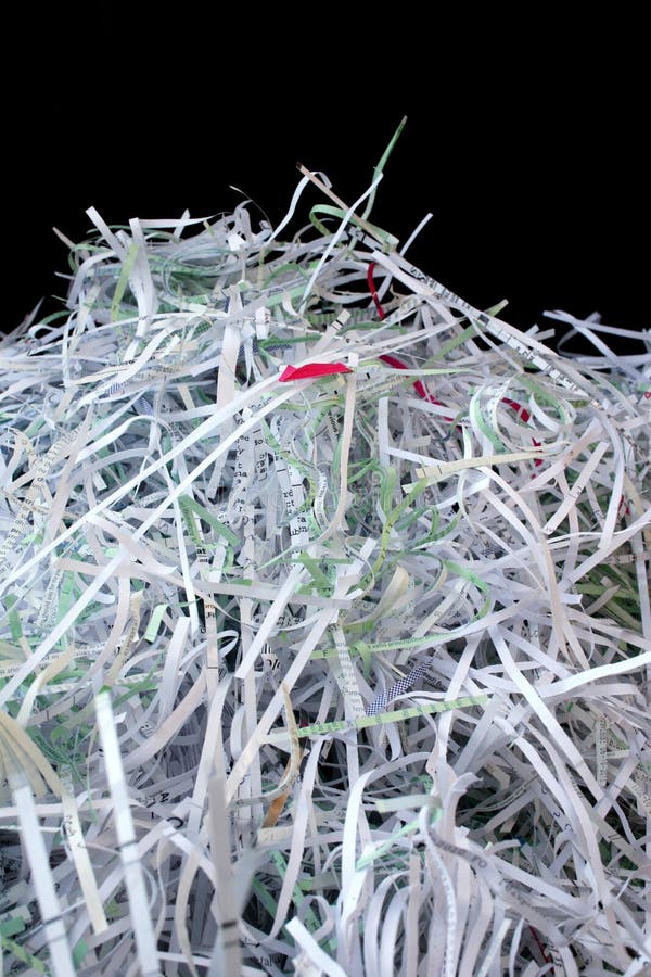 Shredded paper stock image. Image of information, paper - 18425389