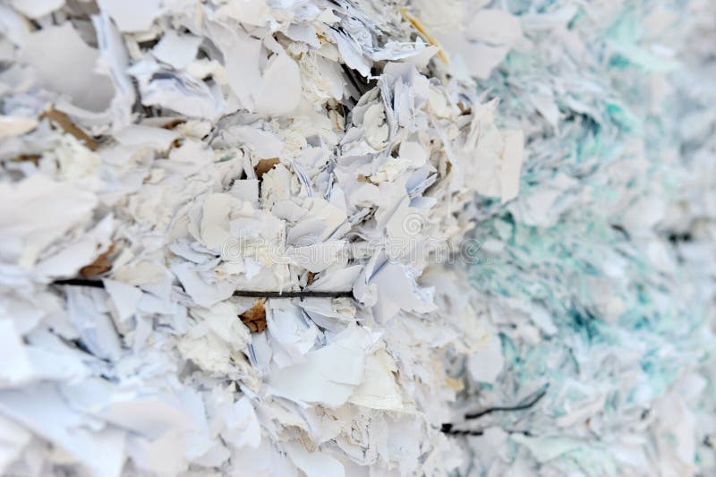 Shredded paper stock image. Image of heap, industry, junkyard - 21591733