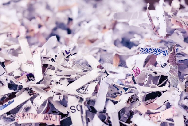 Shredded Document Fraud stock photo. Image of hide, shred - 1535576
