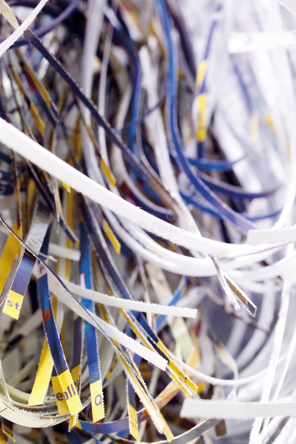 Shredded paper stock image. Image of destruct, destroy - 50484039