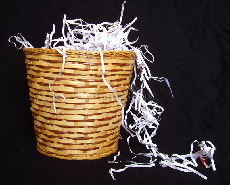 Shredded paper stock photo. Image of secret, filled, recycling - 552312
