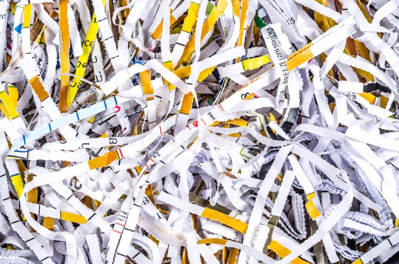 Shredded Paper stock image. Image of destroy, secret - 66499185