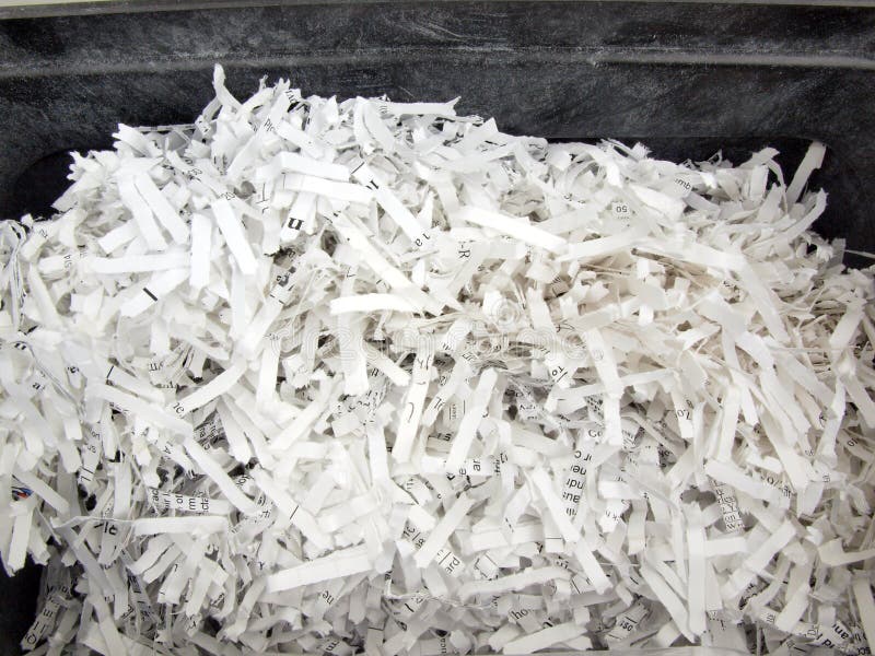 Shredded paper stock photo. Image of security, shredded - 49809932