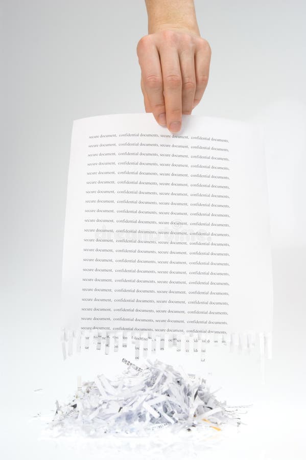 Shredded paper in hand stock photo. Image of document - 15275830