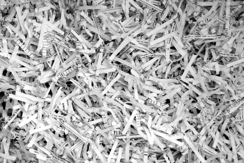 Shredded paper stock photo. Image of scrap, texture, macro - 50565304