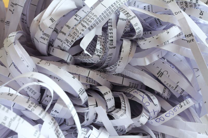 Shredding stock image. Image of protection, black, recycle - 25575057