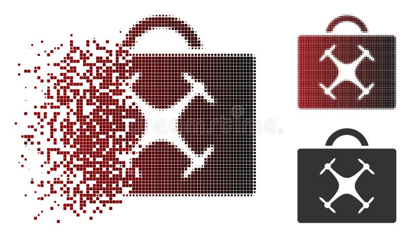 Shredded Pixel Halftone Drone Toolbox Icon Stock Vector - Illustration ... Shredded Pixel Halftone Drone Toolbox Icon Stock Vector - Illustration ...
