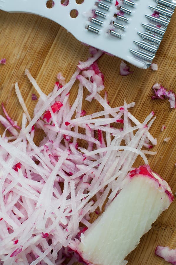 Shredded radish stock photo. Image of radish, organic - 37889176