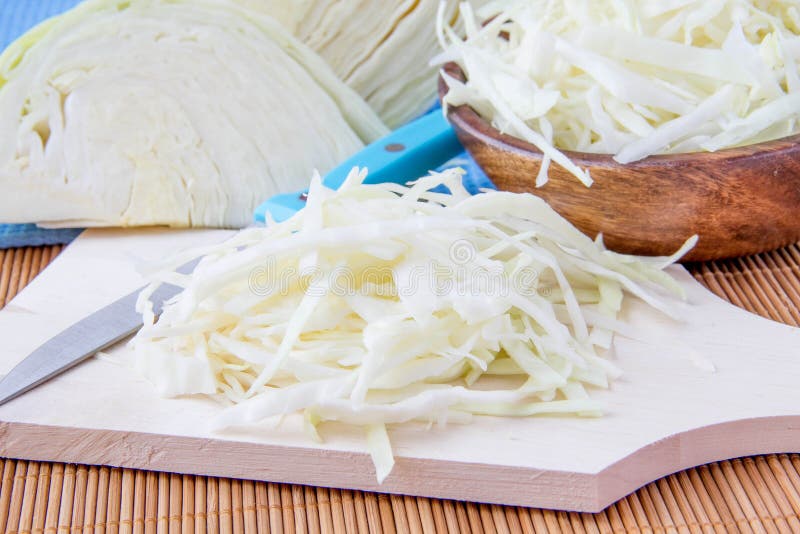 Shredded white cabbage stock photo. Image of nature, crushed - 29536862