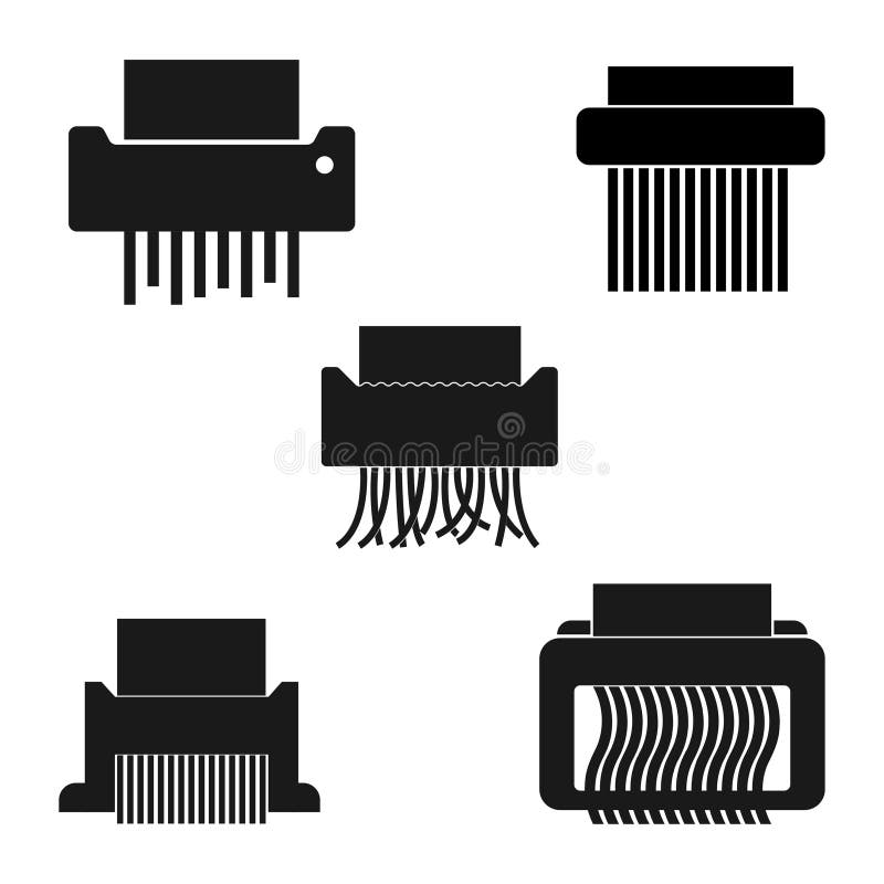 Shredder Machine icon stock illustration. Illustration of vector ...