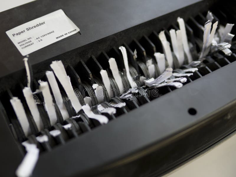 Man shredding paper stock photo. Image of shredding, business - 775246