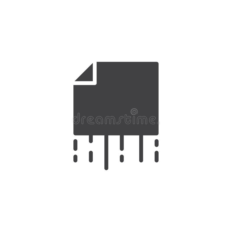 Document Papers Pile Line Icon, Outline Vector Sign, Linear Style ...