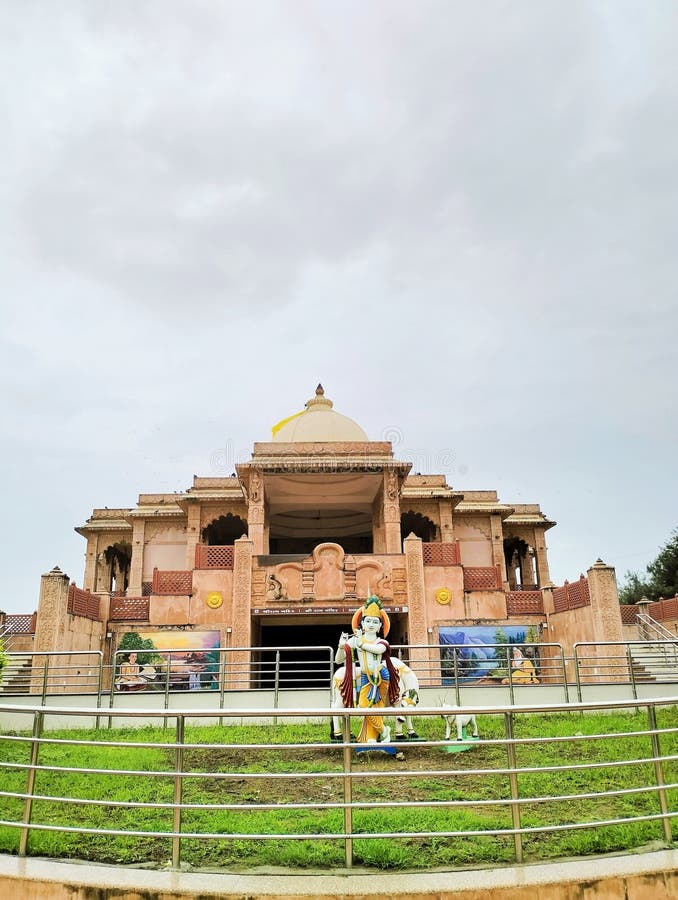 Shree Ram temple Somnath stock image. Image of tower - 333026121