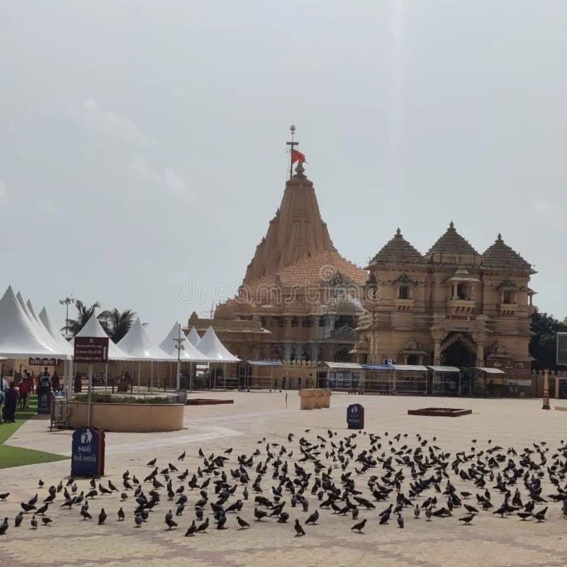 Shree Somnath Temple Gujarat Editorial Photo - Image of gujarat ...