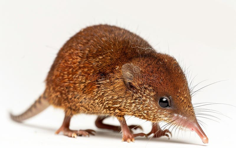 The Shrew Displayed on a Clean White Canvas -Generative Ai Stock Image ...