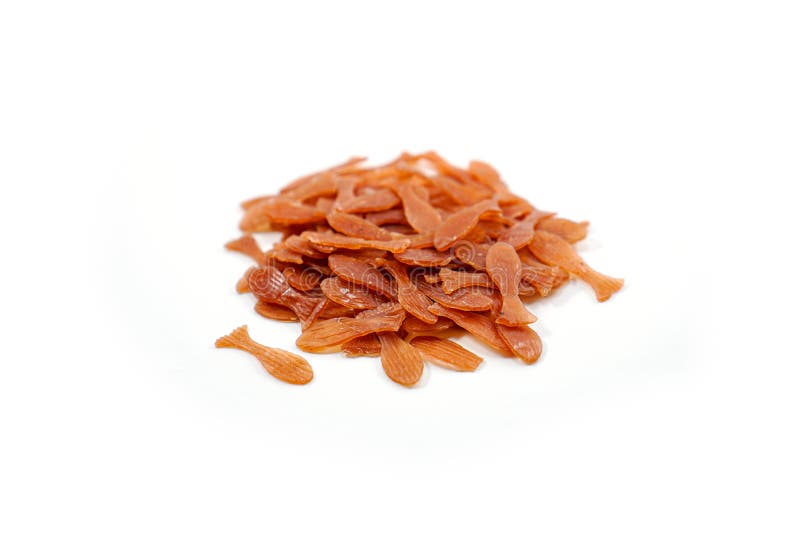 Shrimp Crackers that Have Not Been Fried or Raw in the Form of Red Fish ...