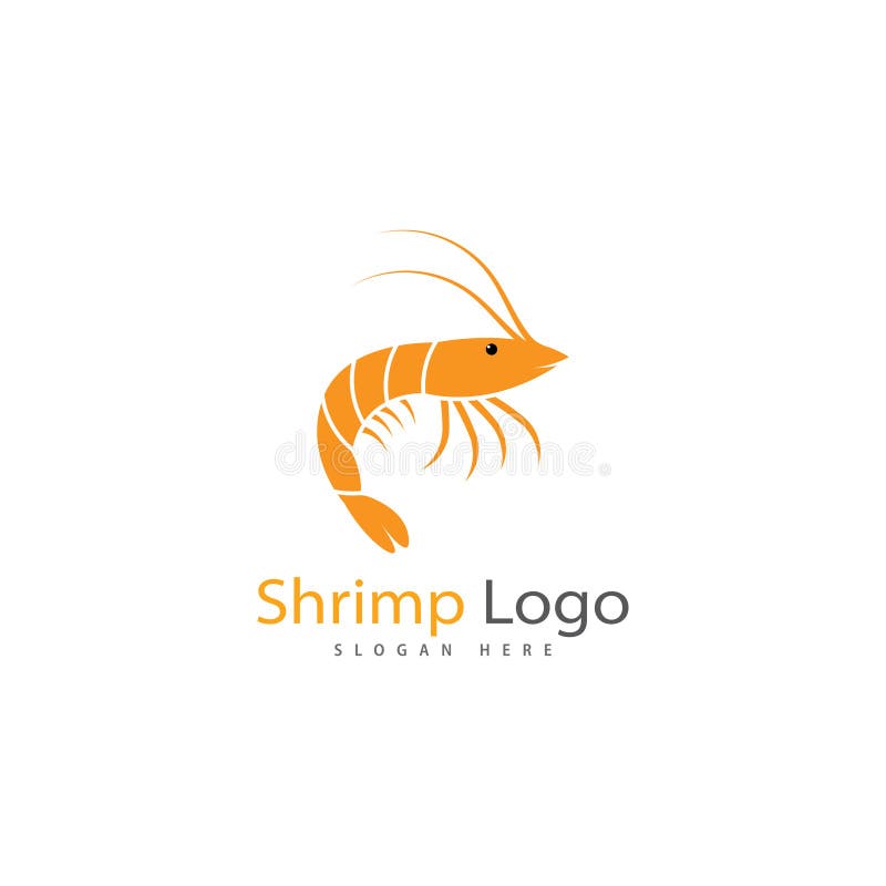 Shrimp Logo Design Vector Illustration Icon Stock Vector - Illustration ...