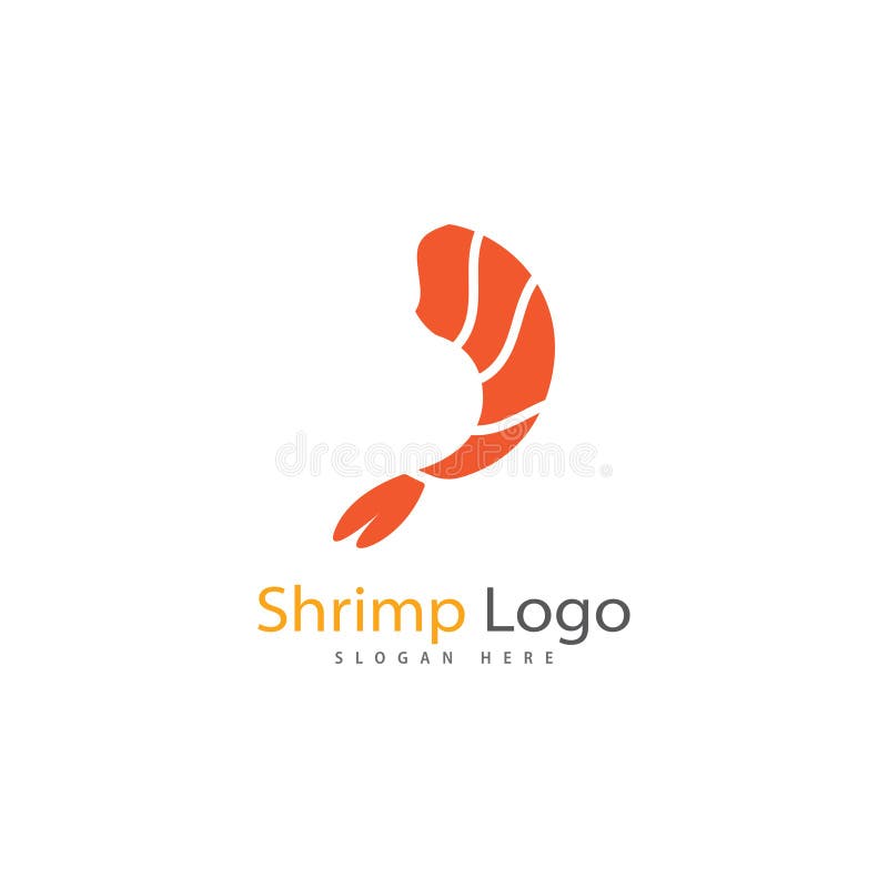 Shrimp Logo Design Vector Illustration Icon Stock Illustration ...
