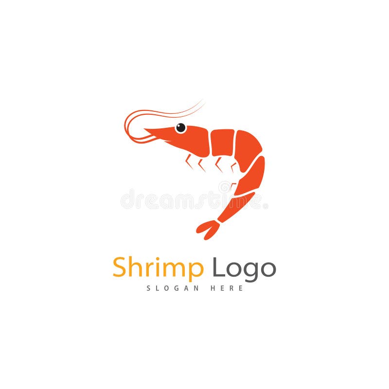 Shrimp Logo Design Vector Illustration Icon Stock Illustration ...