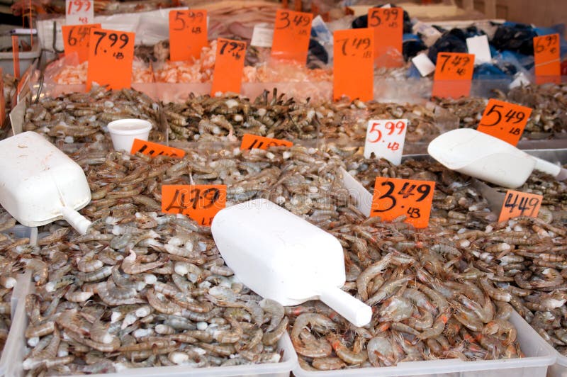 Shrimp In Market Picture. Image: 8158037