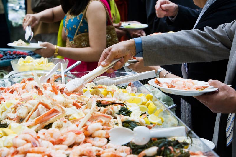 Seafood Party Buffet stock photo. Image of crab, shrimp - 7424958