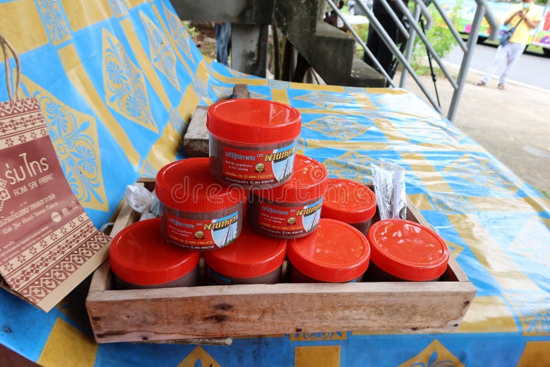 Shrimp Paste Packaged in a Plastic Box is a Southern Food Product ...