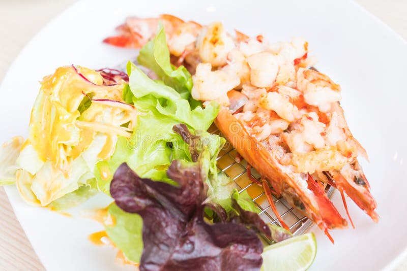 Shrimp and Prawn steak stock photo. Image of cooking - 90439356
