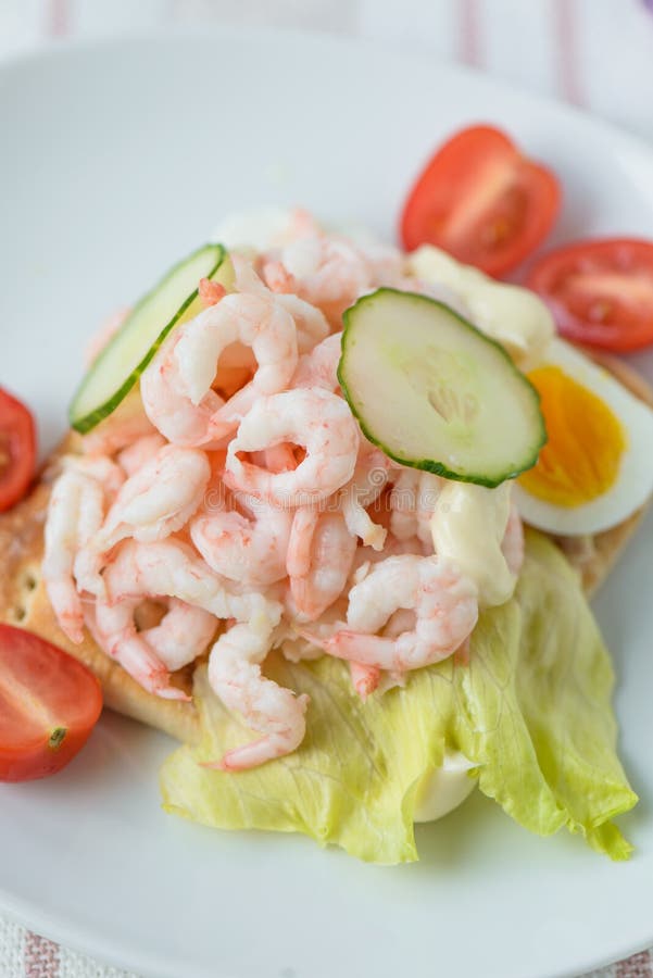 Shrimp Sandwich stock photo. Image of homemade, bread - 35098132