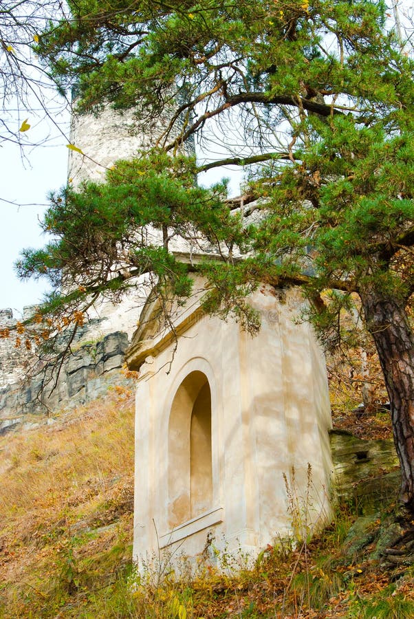 Shrine in a forest stock photo. Image of simple, shrine - 38905388