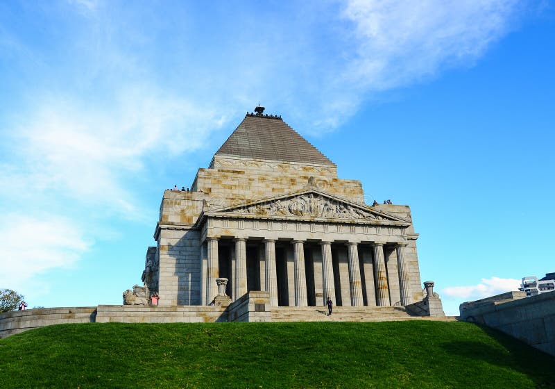 Shrine of Rememberance editorial photography. Image of force - 61625142