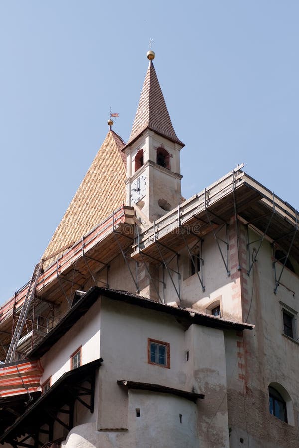 Sanctuary Of San Romedio, Trentino, Italy Stock Photo - Image of travel ...