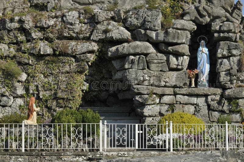 Shrine in the Village of Corofin Stock Image - Image of eire, clare ...