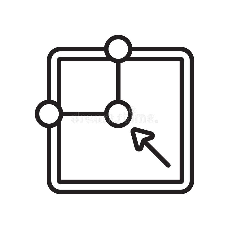 Shrink Icon Vector Sign and Symbol Isolated on White Background Stock ...