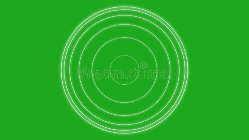 Shrinking Rings Pattern Green Screen Motion Graphics Stock Footage ...