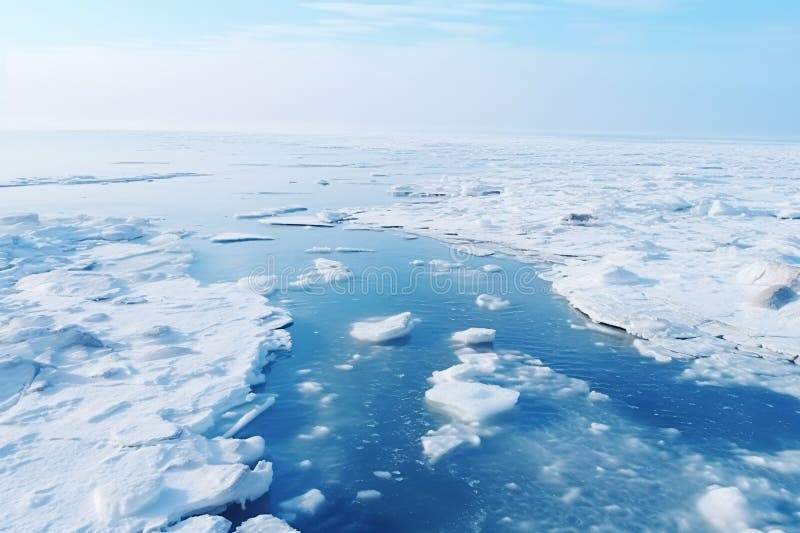 Shrinking Sea Ice and Iceberg Melting Fast, Climate Change Environament ...