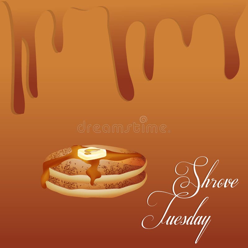 Shrove Tuesday Abstract stock illustration. Illustration of food - 69363841