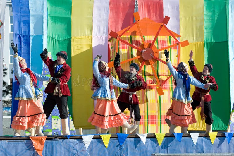 Shrovetide performance editorial photo. Image of costume - 18224491