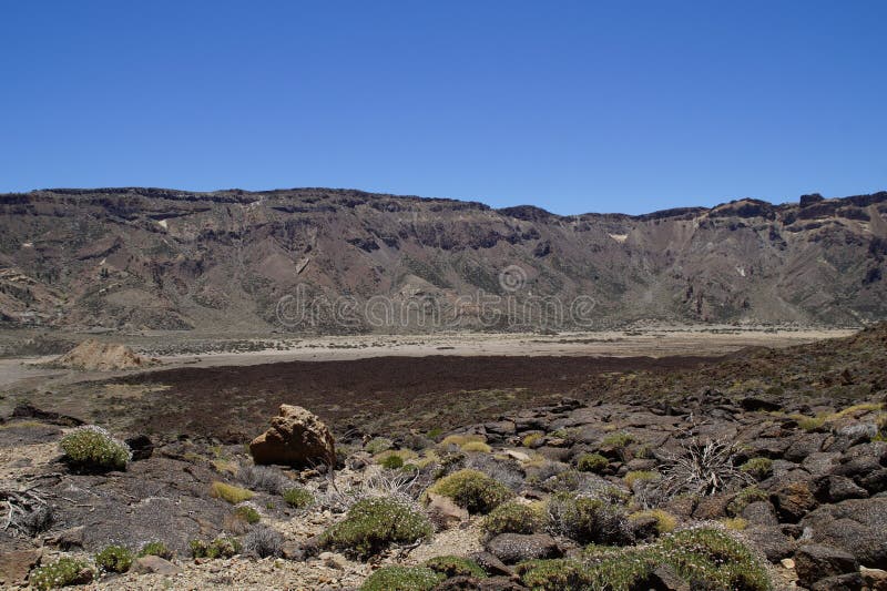 Shrubland, Ecosystem, Wilderness, Badlands Stock Image - Image of wadi ...