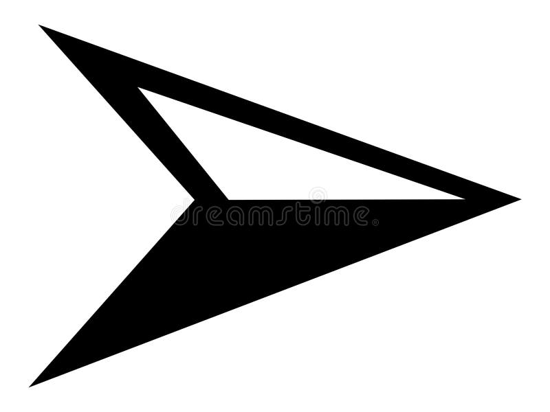 Bullet arrow contrast stock illustration. Illustration of sharp - 371949190